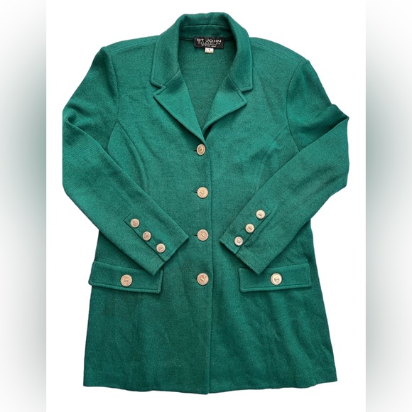 St. John | Jackets & Coats | St John Collection Black Label Vintage ...